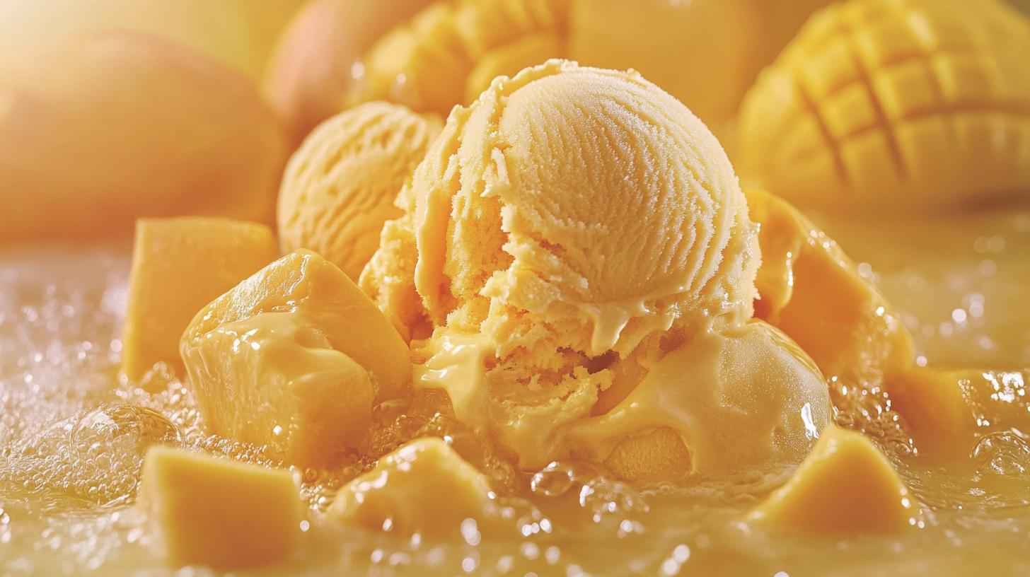 Mango Ice Cream - BRIOBITE
